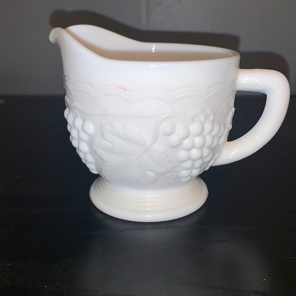 Imperial Porcelain | Dining | Imperial Milk Glass Vintage Creamer Grape ...